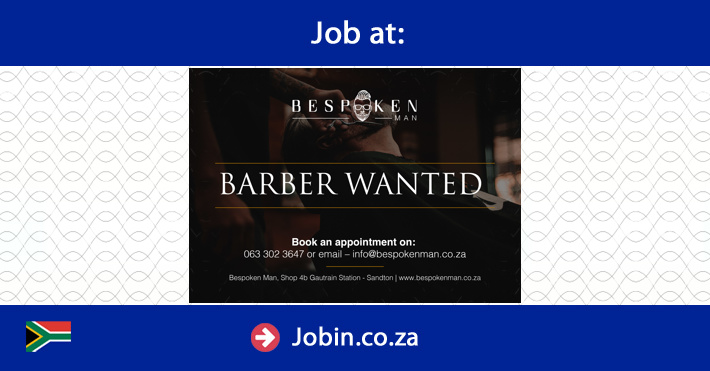 Barbers needed to join their dream job