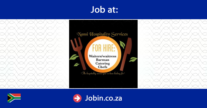 Waiter and waitress wanted to start now