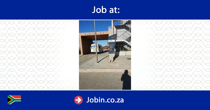 LESEDI PRIVATE HOSPITAL HIRING URGENTLY FOR MORE INFO CALL MR MPHOGO