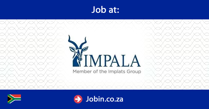Exciting Opportunities At Impala Platinum Mining Apply Contact Mr