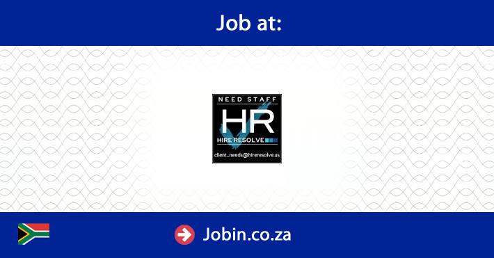 Assistant Resident Engineer at Hire Resolve Recruiting Talent in SA