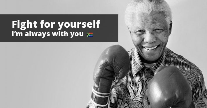 Fight for yourself - I'm always with you