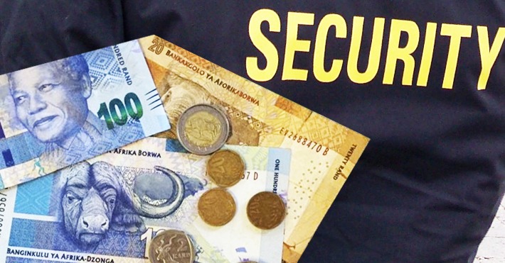 What salary can you expect as a security guard in SA?